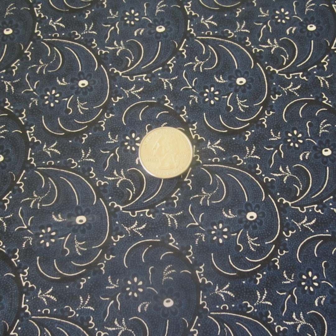 Dark Blue "classics" by Balson Erlanger 1 Yard 32" - Etsy
