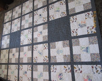 Queen Size Panel Quilt Pattern - Etsy