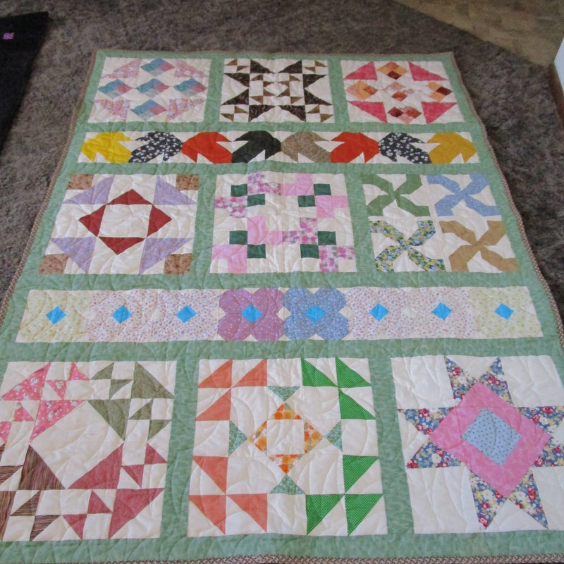 Rows by Row Quilt Pattern - Etsy