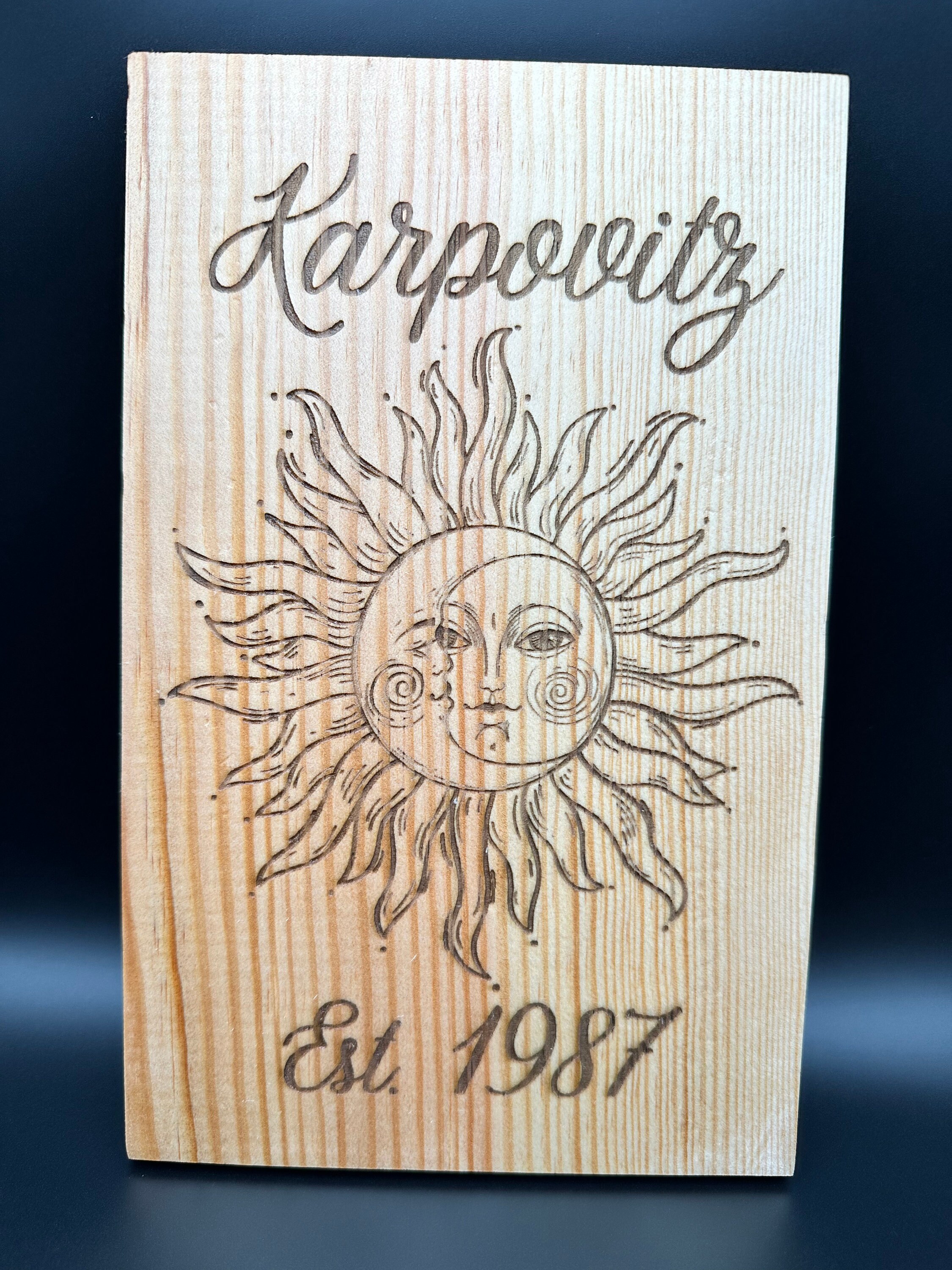 Personalized / Custom Wine Crate Panel - Etsy