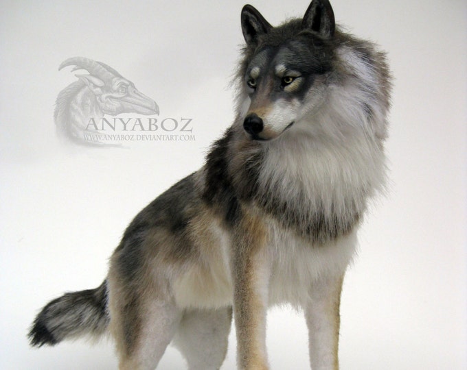 Grey Wolf Room Guardian - Etsy