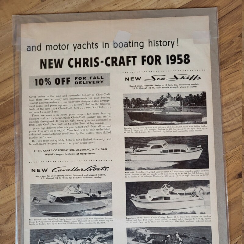 Chris Craft Art - Etsy