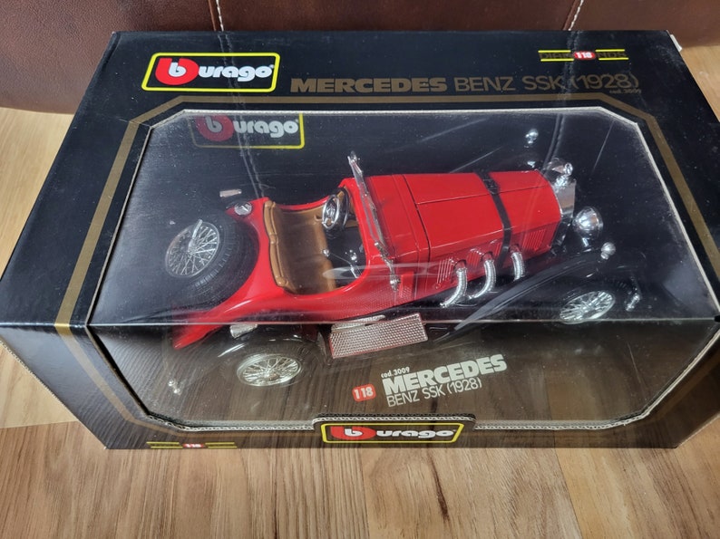 Burago 1928 Mercedes Benz SSK 1:18 Scale Car - Etsy