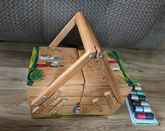 Fold Out Sewing Box - Etsy