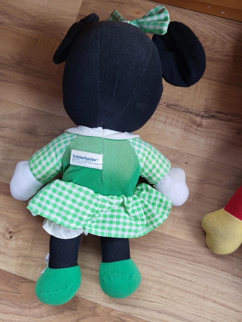 Vintage Walt Disney Knickerbocker Mickey Mouse Club Mickey and Minnie ...