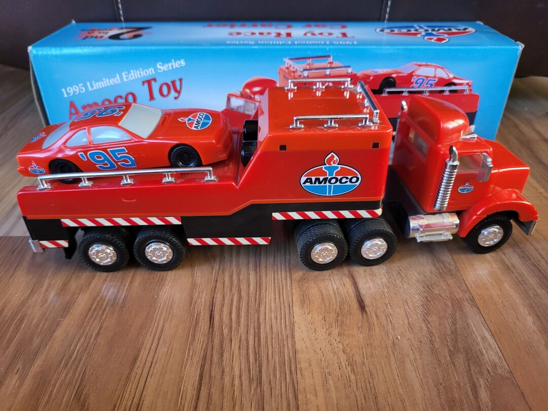 1995 H.K.G. Enterprises Amoco Toy Race Car Carrier - Etsy
