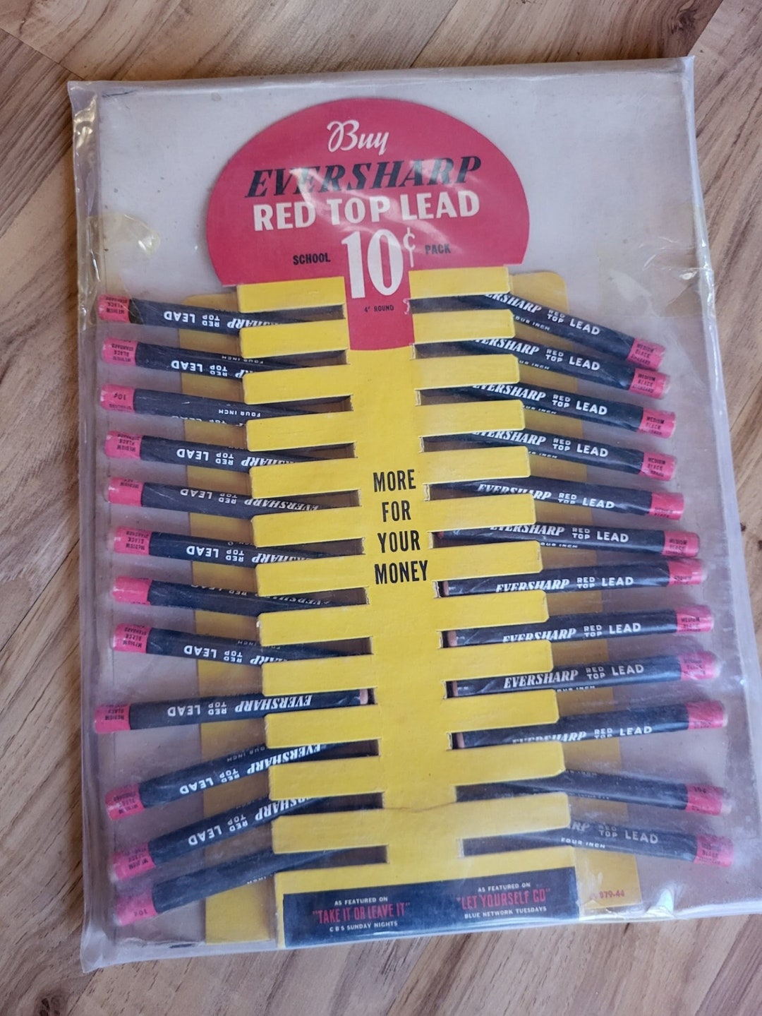 Vintage Eversharp Red Top Lead Display - Etsy