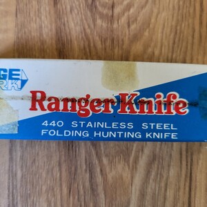 Vintage Edge Mark Ranger Knife Stainless Steel Folding Hunting Knife - Etsy