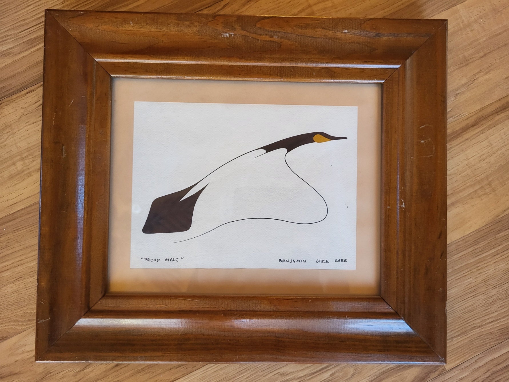 Vintage Proud Male by Benjamin Chee Chee Framed Print - Etsy