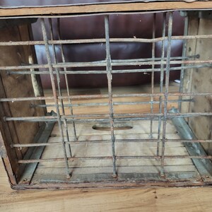 Vintage Wood and Metal Crate A. & E. DY. 2-56 - Etsy