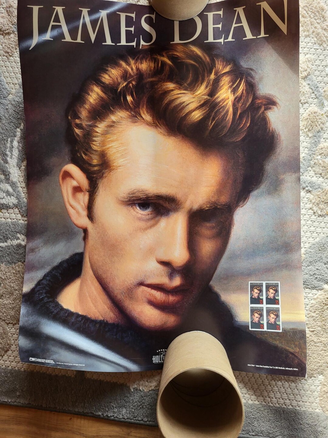James Dean Legends of Hollywood 1996 USPS Postage Stamp Collectible ...