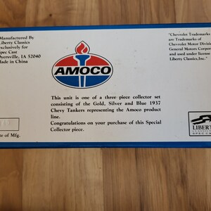 1993 Liberty 1937 Amoco Chevrolet Tanker Bank - Etsy