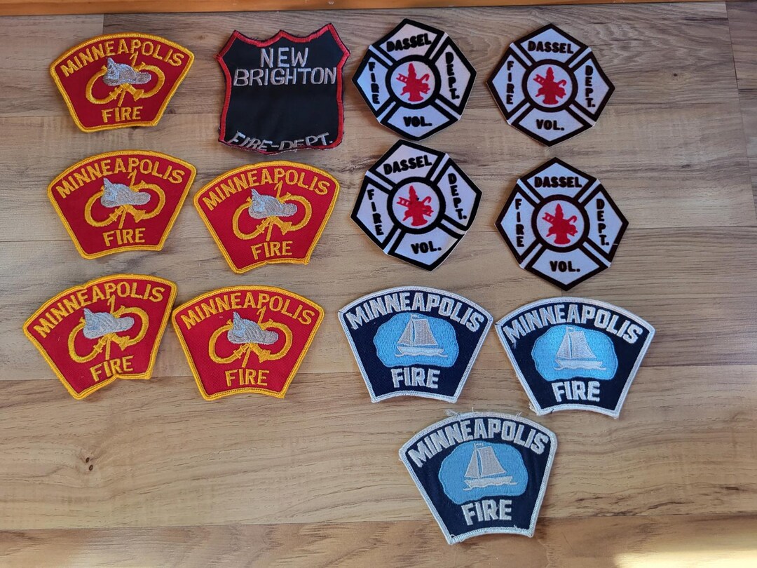 Lot of 13 Minnesota Fire Department Patches - Etsy