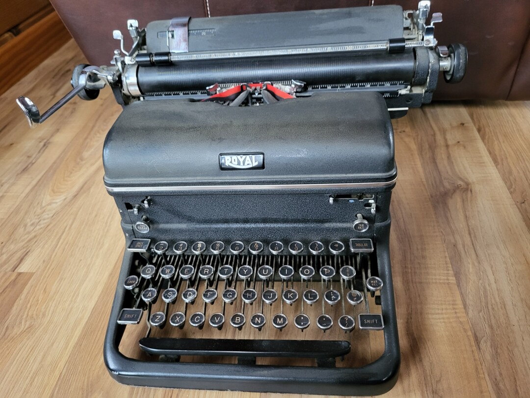 Vintage Antique Royal Manual Typewriter - Etsy