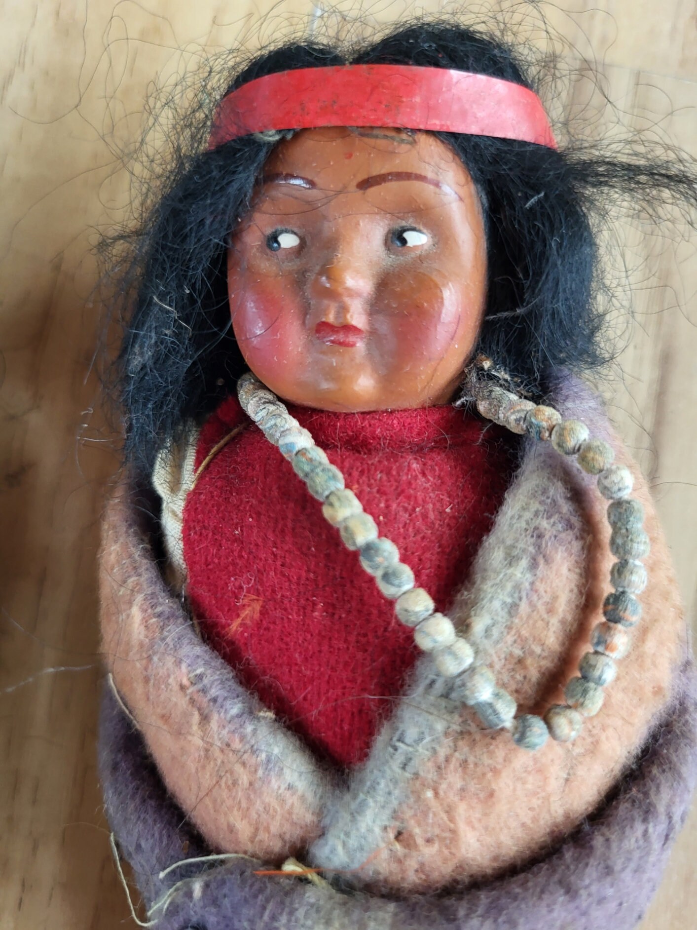 Lot of 2 Vintage Skookum Indian Native American Dolls - Etsy