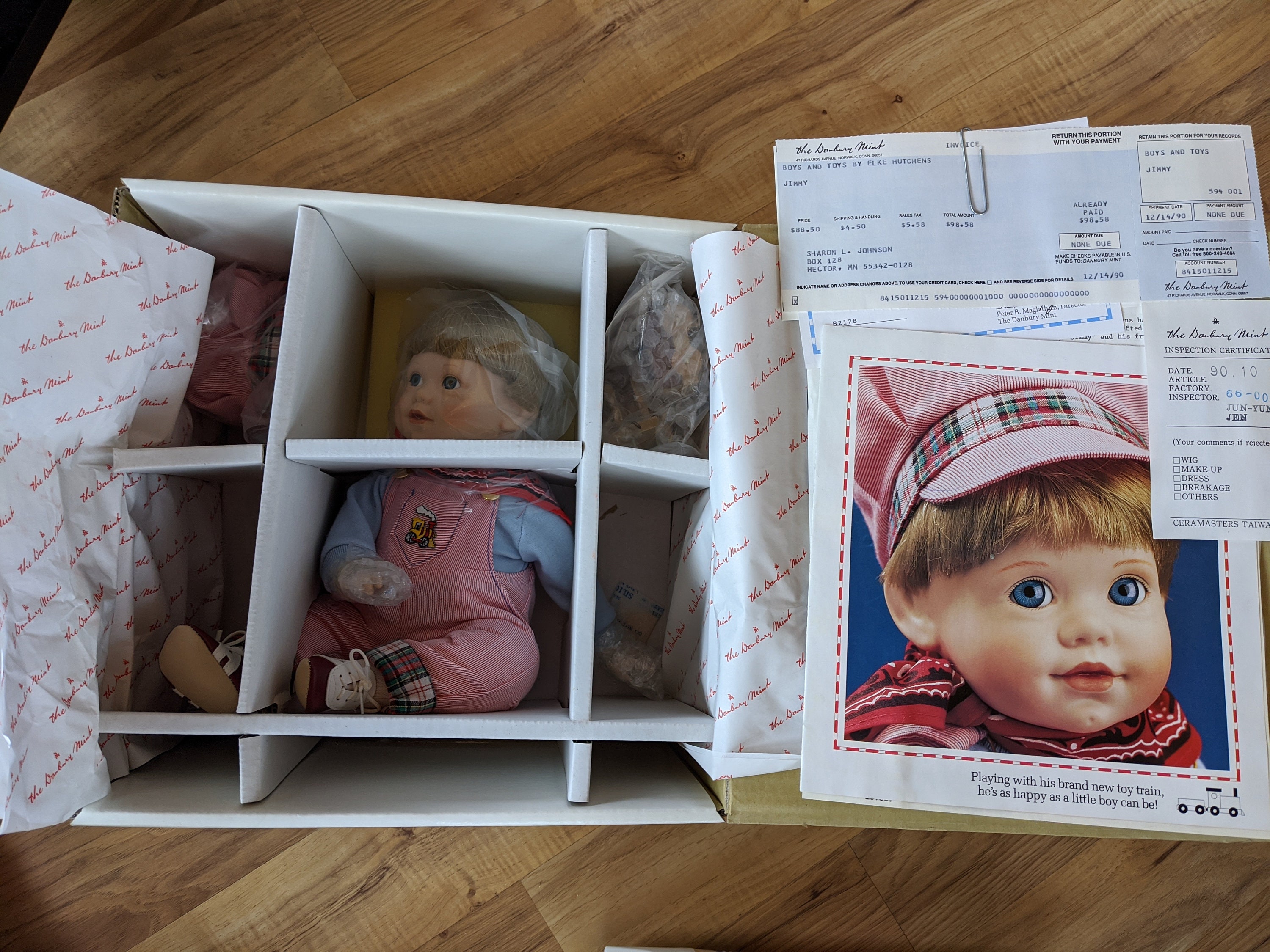 Danbury Mint Porcelain Jimmy Doll by Elke Hutchens - Etsy