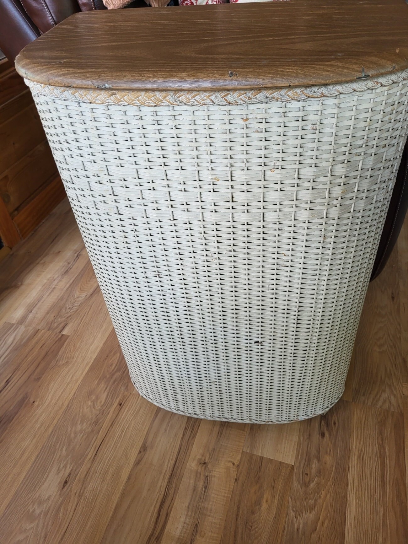 Vintage Pearl-wick Self Ventilating Wicker Clothes Hamper - Etsy
