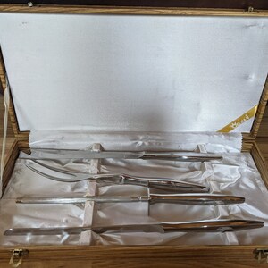 Vintage Eldan Stainless Carving Serving Set Japan - Etsy