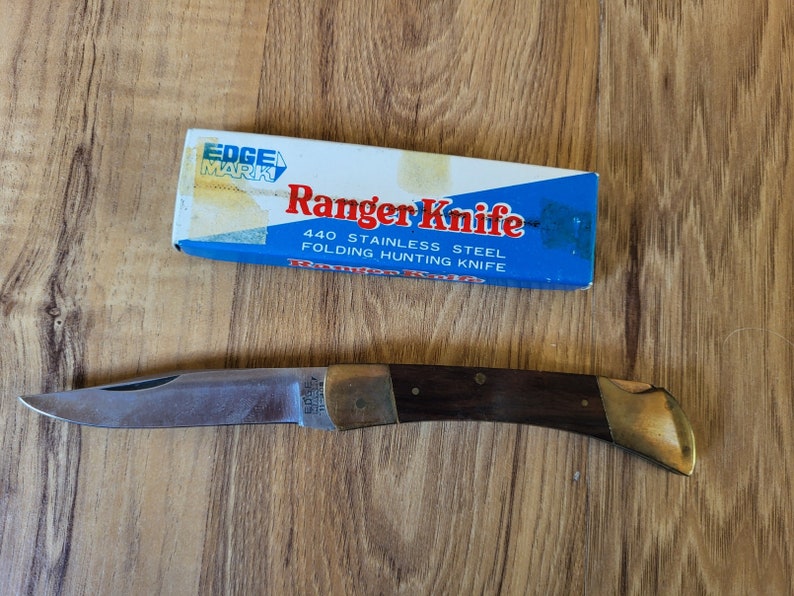Vintage Edge Mark Ranger Knife Stainless Steel Folding Hunting Knife - Etsy