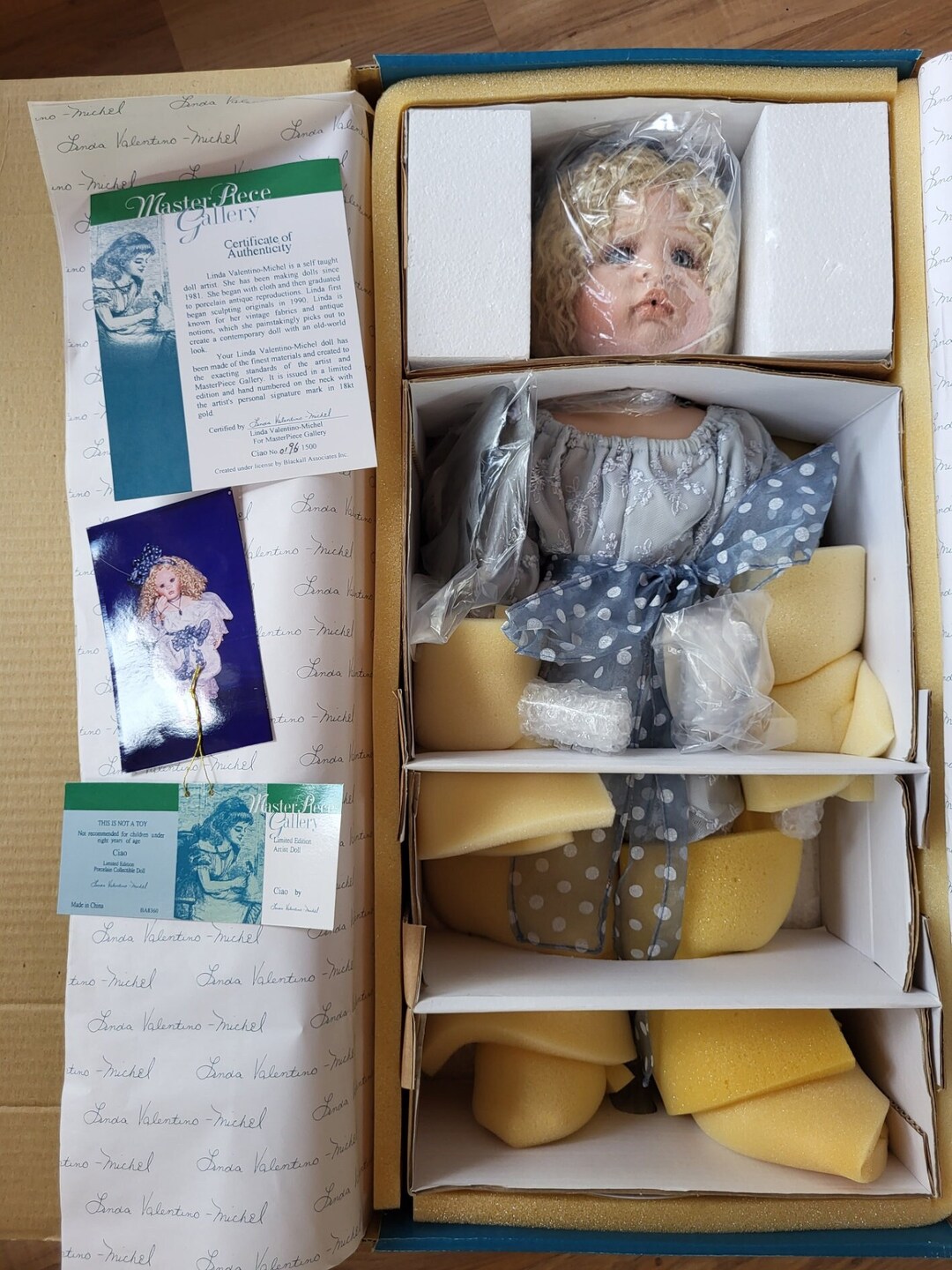 Vintage Master Piece Gallery Ciao Artist 21" Doll 0196/1500 - New - Etsy