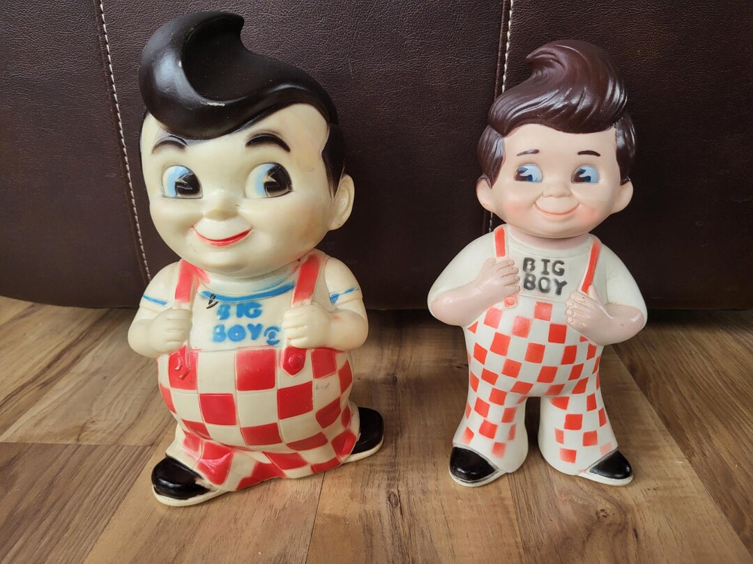 Vintage 1973 Big Boy Squeaky Toy & Coin Bank - Etsy