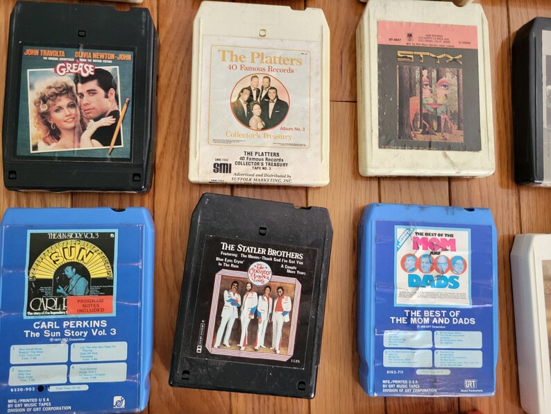 Lot of 40 Vintage 8-track Tapes Variety - Etsy