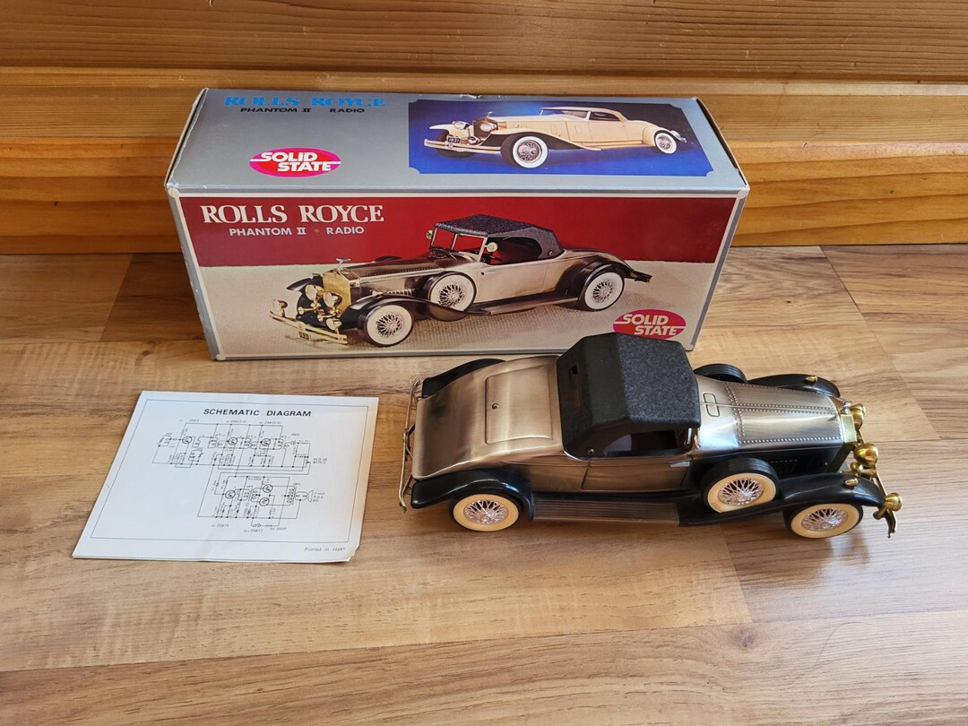 Vintage Rolls Royce Phantom II Solid State Transistor Radio - Works - Etsy