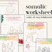 Somatic Printable Worksheets, Activities for Somatic Work, Somatic Art ...