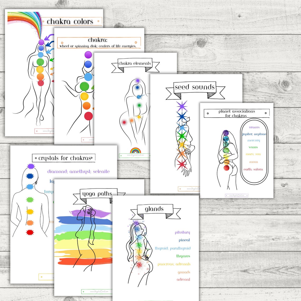 Chakra Charts Printable Chakra Healing Journal Learn Chakras, Chakra ...