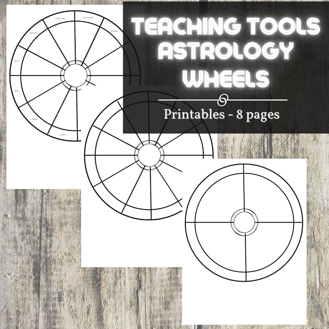 Astrology Printable for Chart Drawing, Learn Astrology for Beginners ...