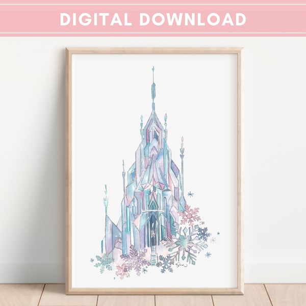 Elsas Castle Print - Etsy