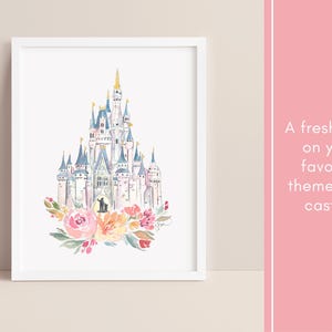 Simple Disney World Castle File, Instant Download, Disney Prints ...