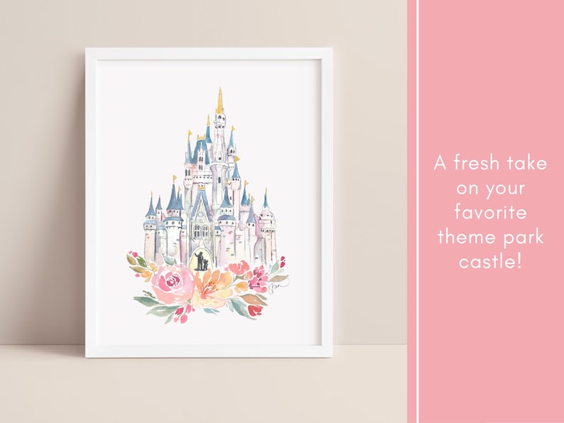 Simple Disney World Castle File, Instant Download, Disney Prints ...