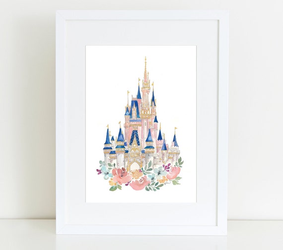 Disney Watercolor Castle