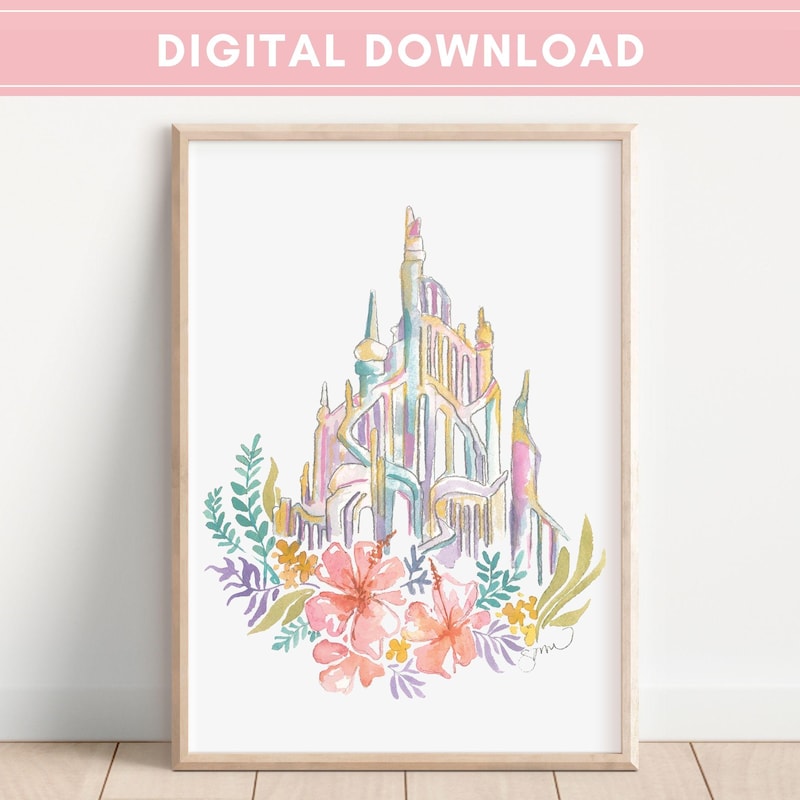 Ariels Castle Art - Etsy UK