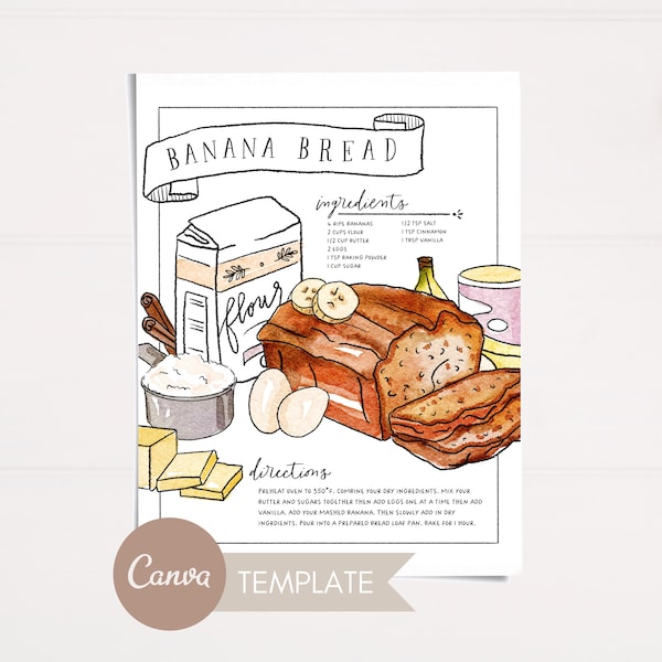 Recipe and Bread Box - Etsy