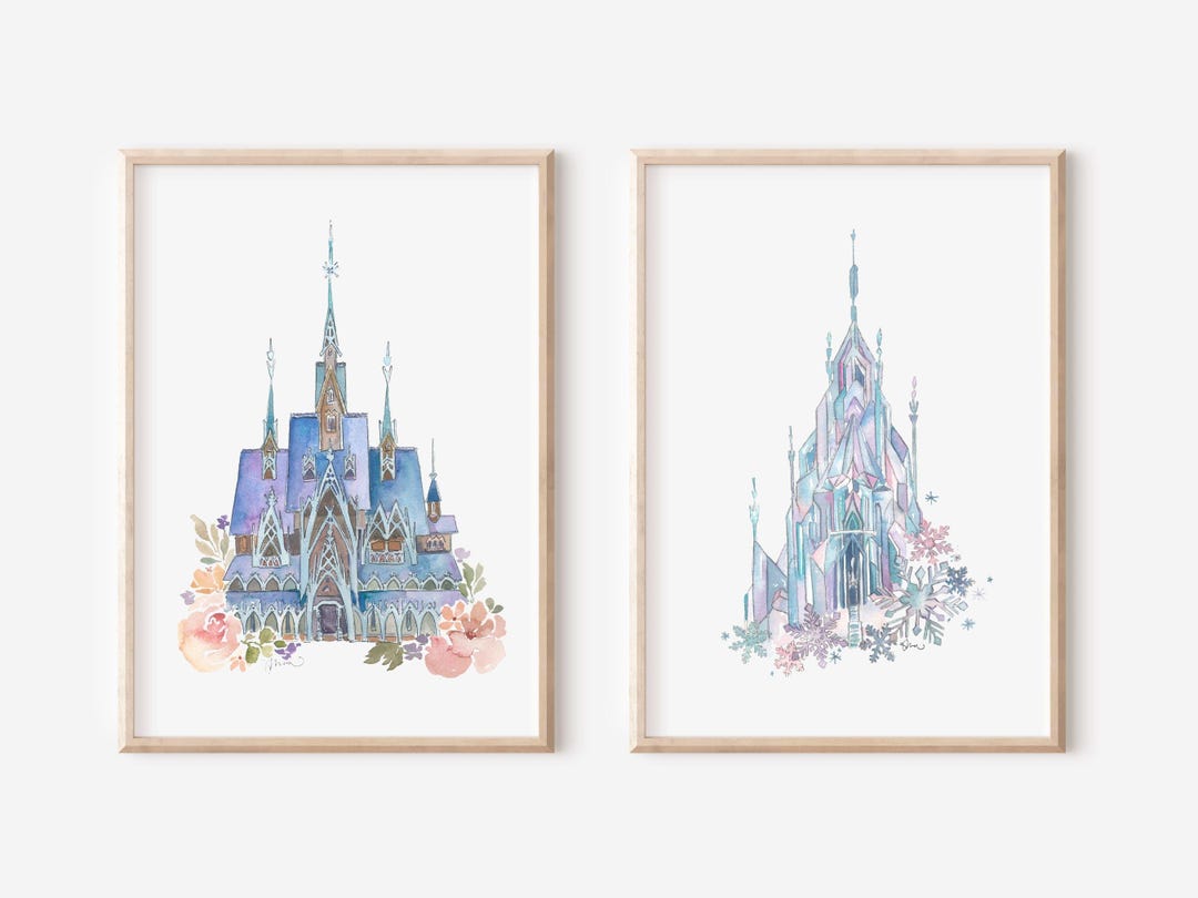 Frozen Castles, Disney Princess Castles, Frozen Movie, Elsa and Anna ...