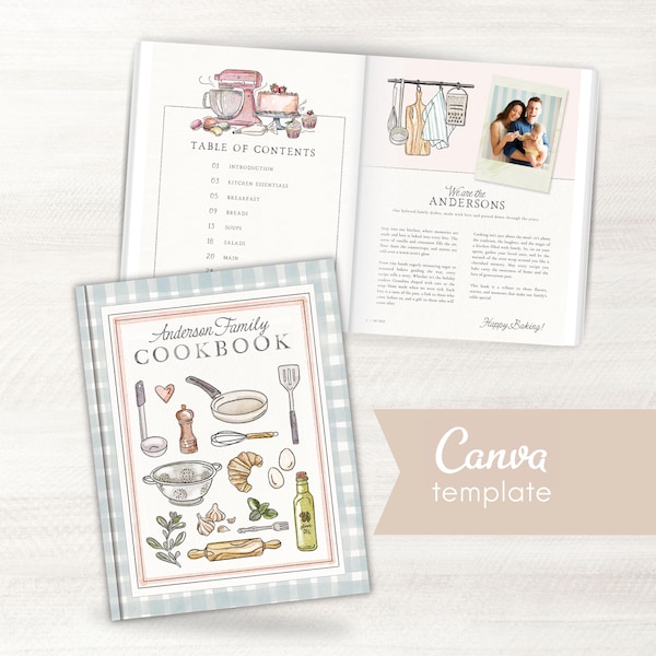 Personalized Cookbook - Etsy