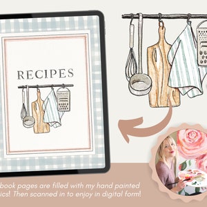 Digital Recipe Book Goodnotes, Goodnotes Recipe, Recipe Journal ...