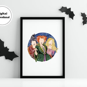 Hocus Pocus PNG, Sanderson Sister Print, Hocus Pocus Inspired Artwork ...