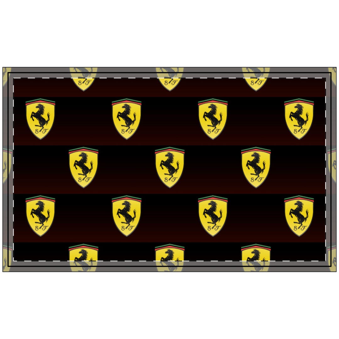 Ferrari Racing Doormat - Custom Welcome Mat, Sports Decor, Formula One ...