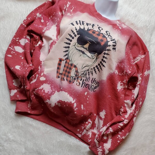 Bleached Christmas Sweatshirts - Etsy