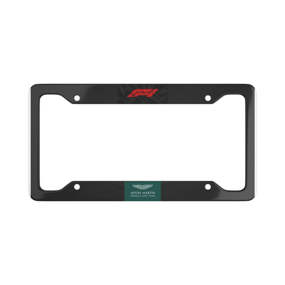 Formula 1 Aston Martin License Plate Frame, Racing Car Accessories ...