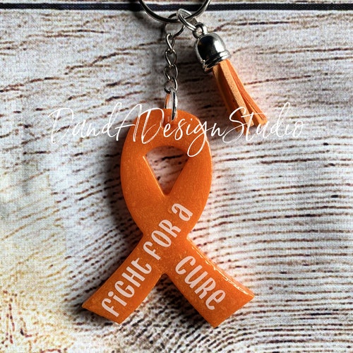 Crystal Orange Ribbon Bow Leukemia Kidney Cancer Multiple - Etsy