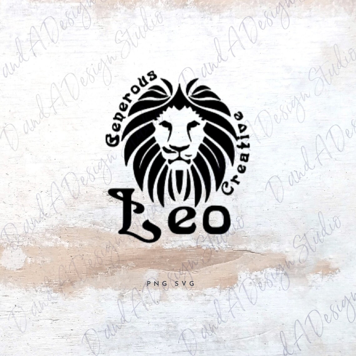 Leo Zodiac Sign SVG PNG Digital File | Etsy