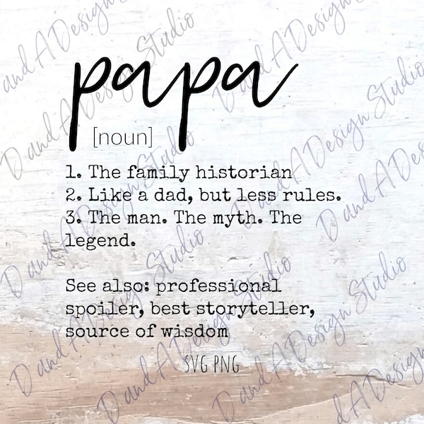 Papa Svg - Etsy