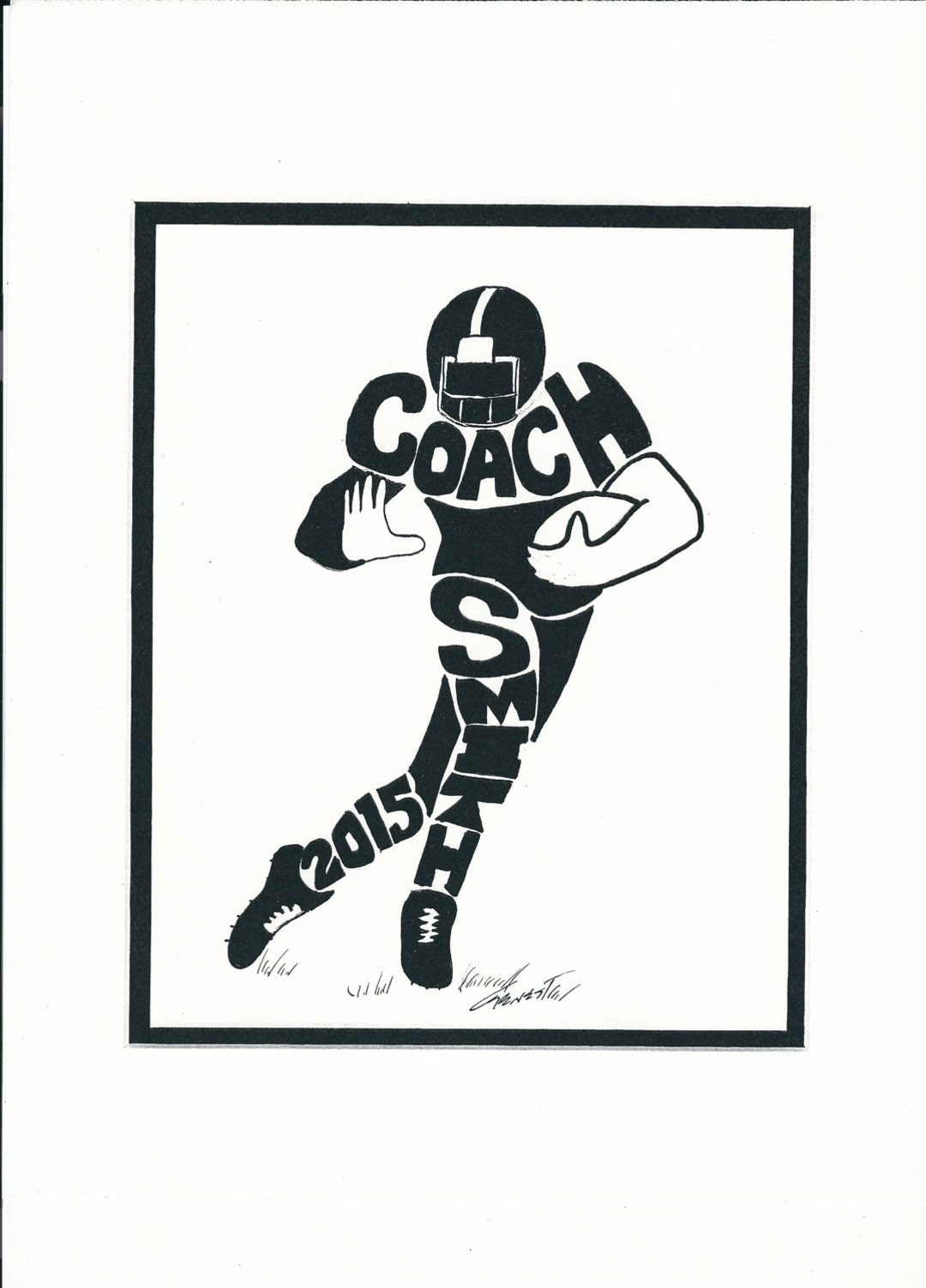 Personalized Sport Figure - Football COACH - Etsy