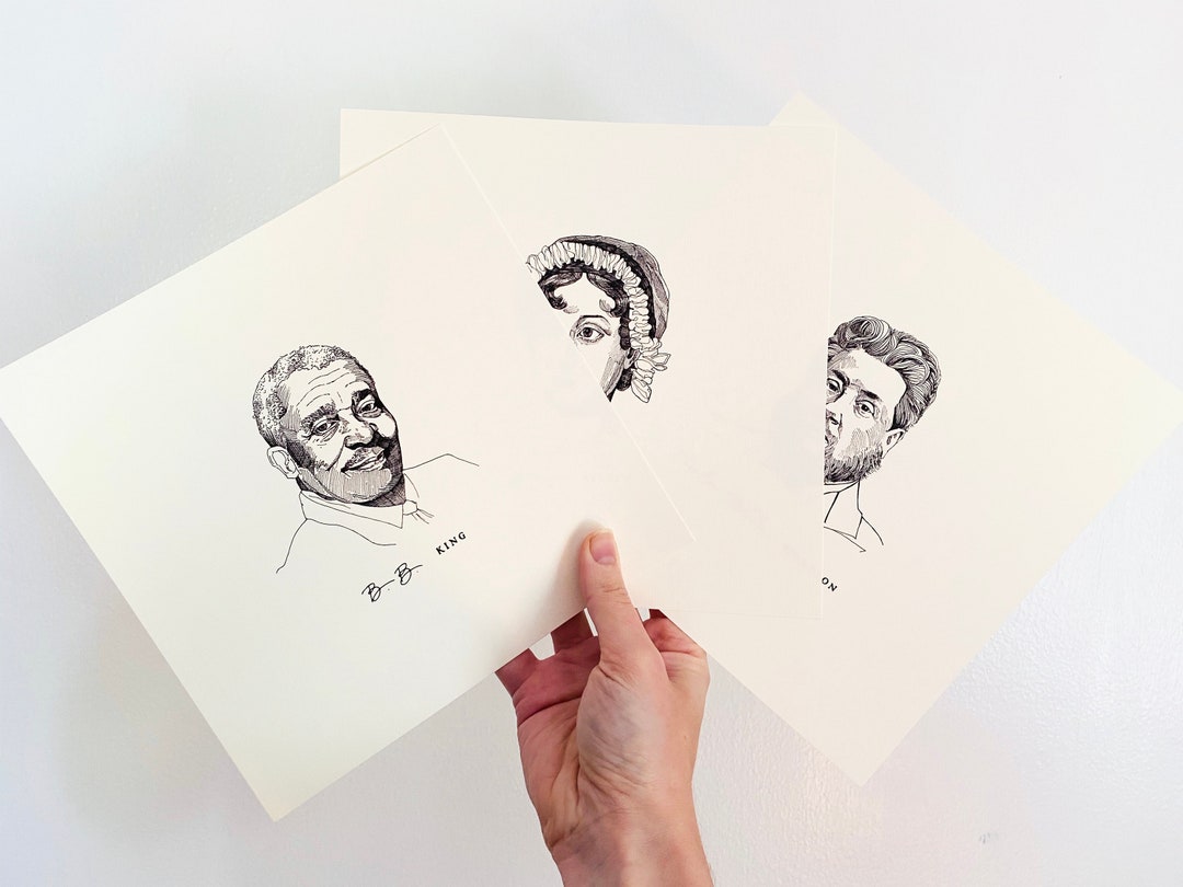 Choose 3 | Character Triptych Print Set - Etsy