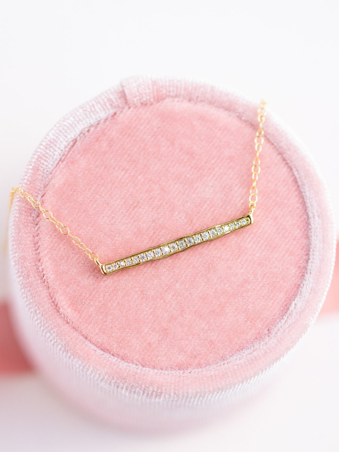 Bar Necklace, Gold Necklace, Gold Bar Necklace, Necklace Gold Bar, Gold ...