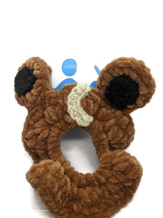 Teddiursa Inspired Crocheted Pokemon Scrunchie - Etsy